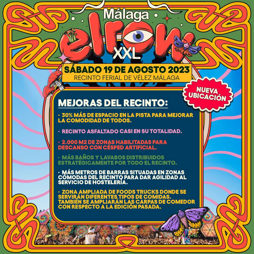 elrow Málaga promete su edición más extraordinaria - WikiEDM