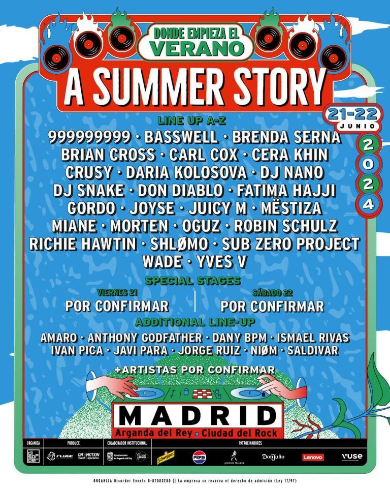 A Summer Story avanza parte de su line up para 2024 - WikiEDM